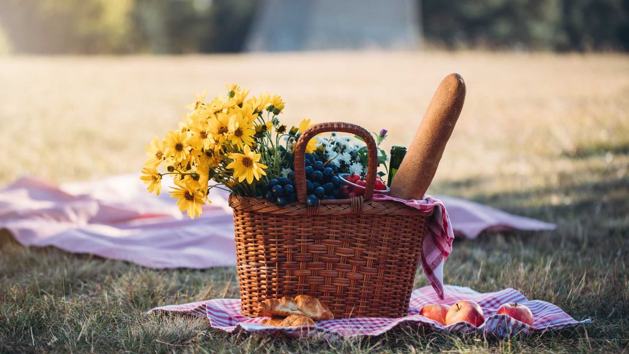 Vintage Picnic Summer Vintage Style Picnic Hampers Fitted With Vintage